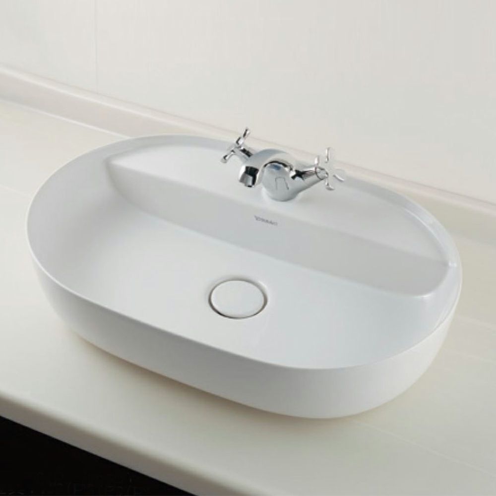 カクダイ #DU-0380600000 丸型洗面器 DURAVIT Luv 置型 600×400mm 水栓穴付｜建材・住宅資材の公式通販LDK ...